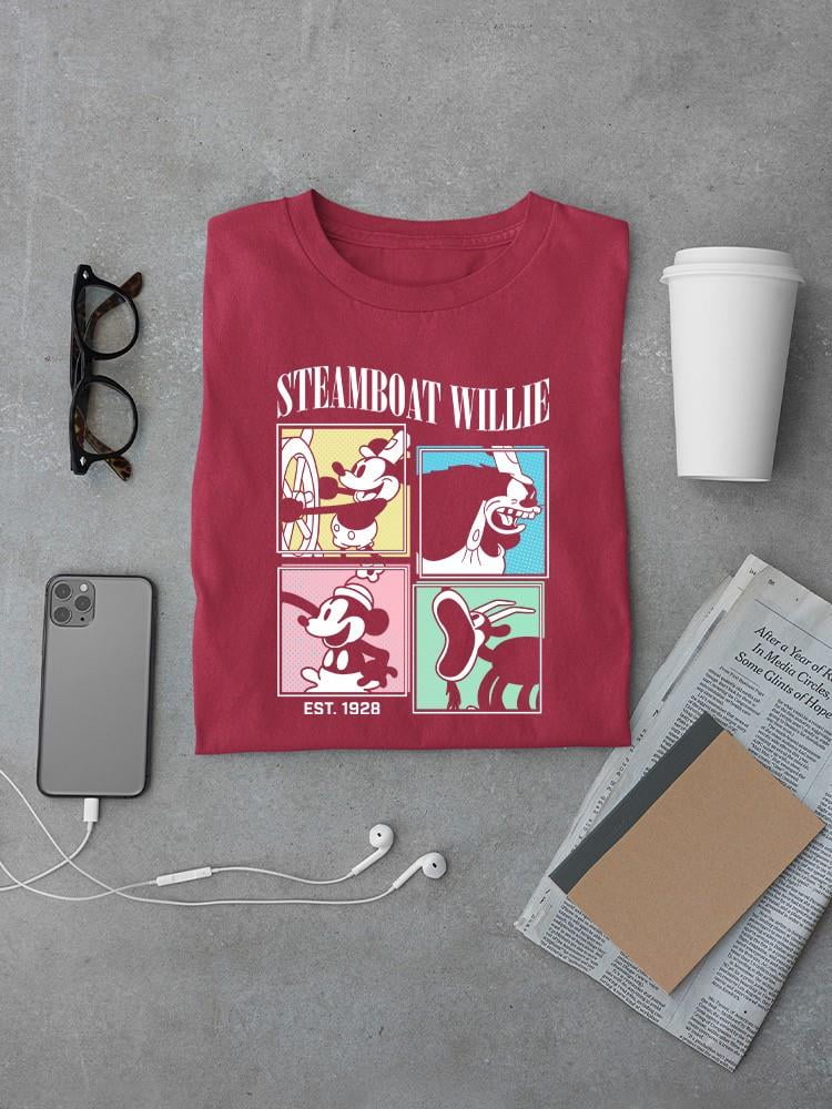 Steamboat Characters 1928 T-shirt Color Women's -SmartPrintsInk Designs ...