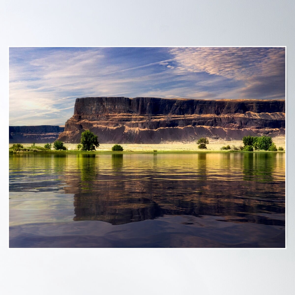 Steamboat Rock - Washington Poster Wall Art, Modern Wall Decor For ...