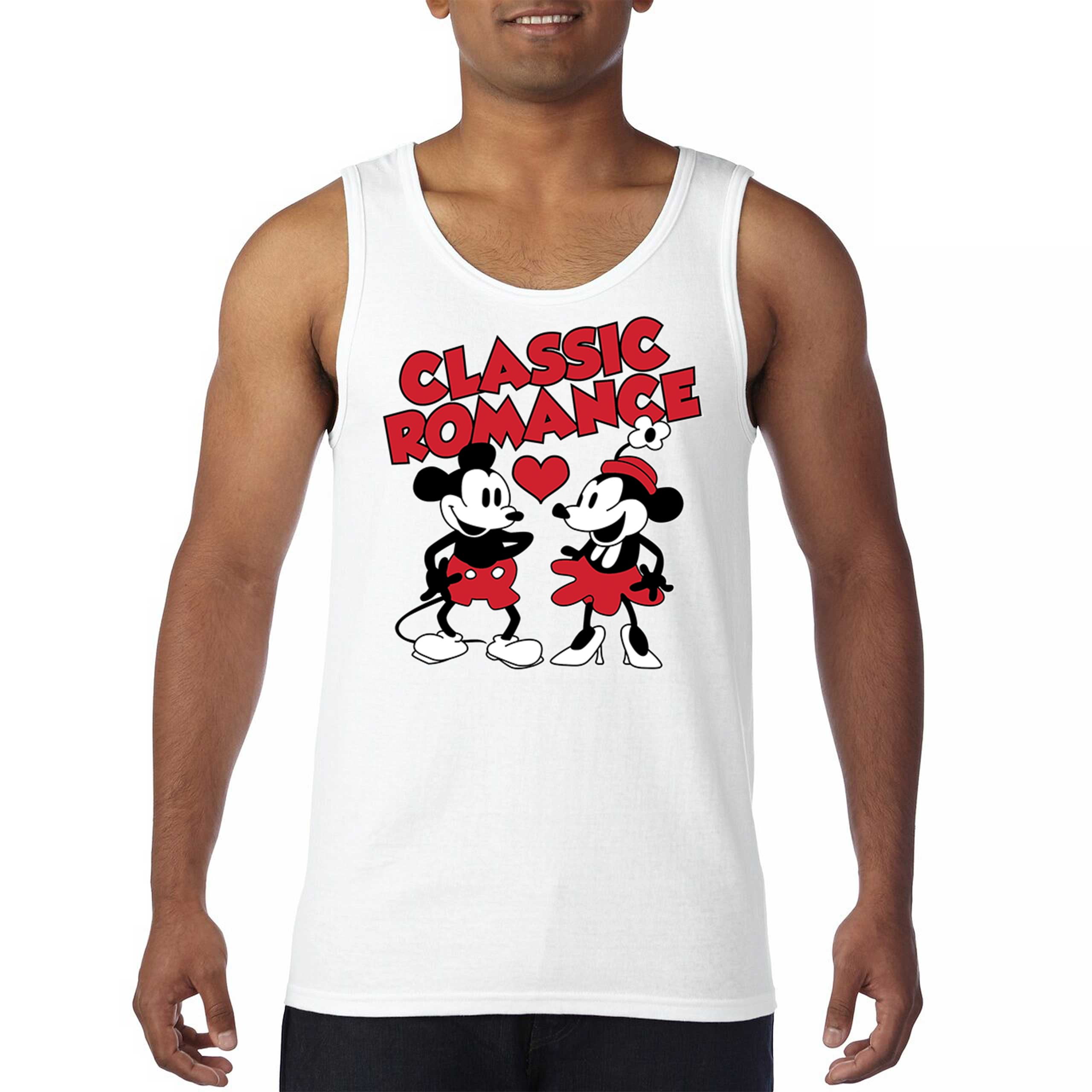 Steamboat Willie Classic Romance Tank Top Cute Cartoon Mouse Love ...
