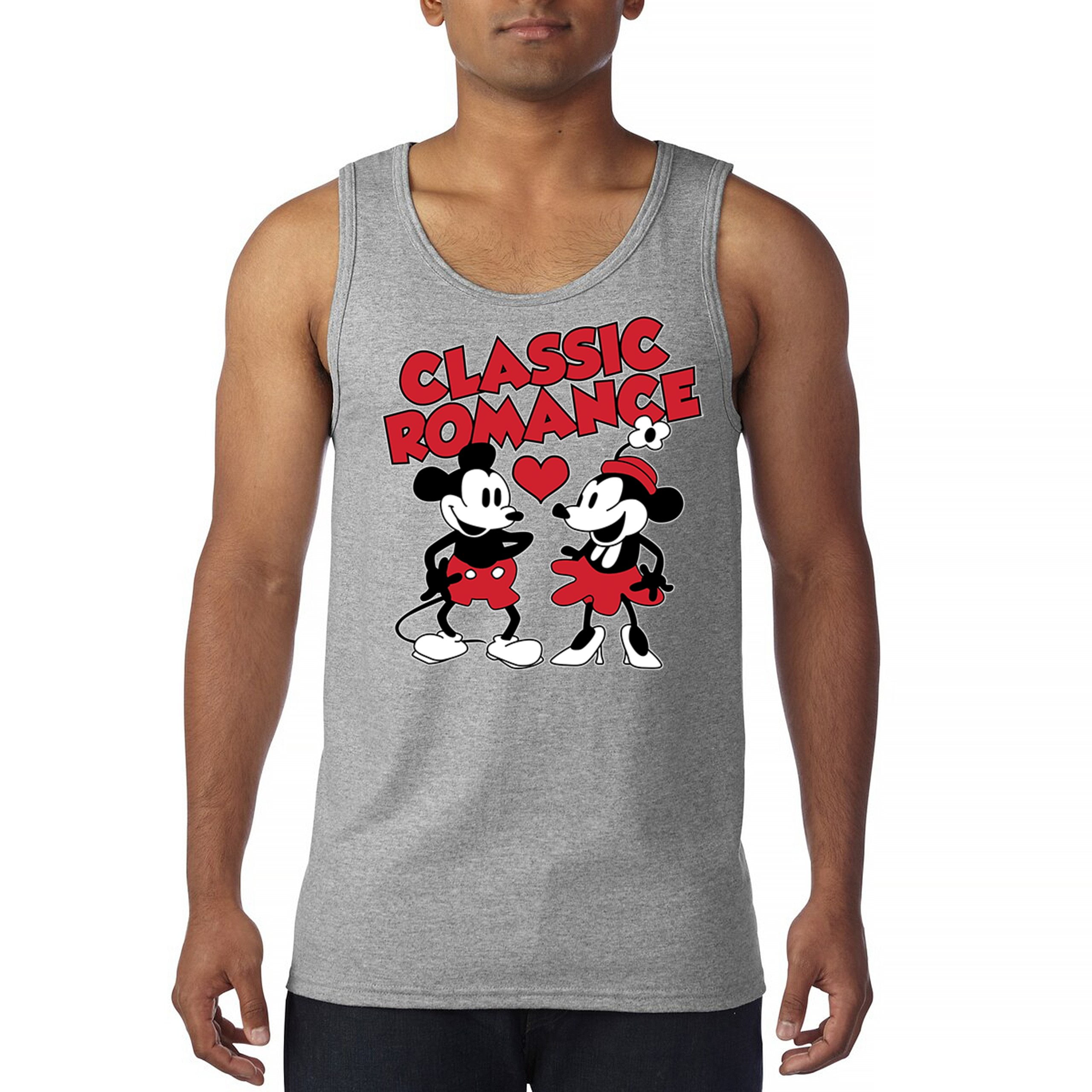 Steamboat Willie Classic Romance Tank Top Cute Cartoon Mouse Love ...