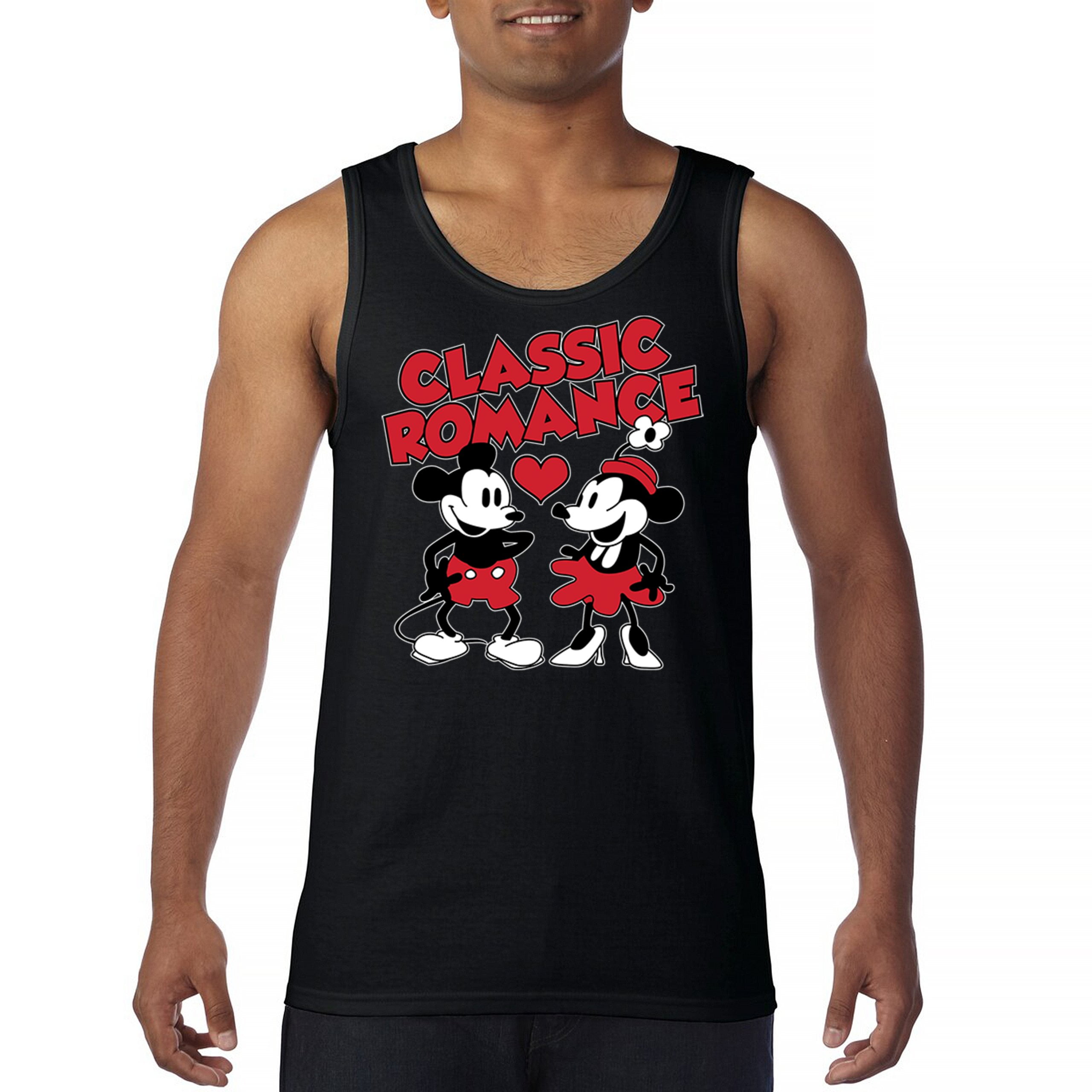 Steamboat Willie Classic Romance Tank Top Cute Cartoon Mouse Love ...