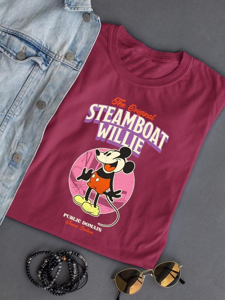 Steamboat Willie Japanese T-shirt Color Men's -SmartPrintsInk Designs ...