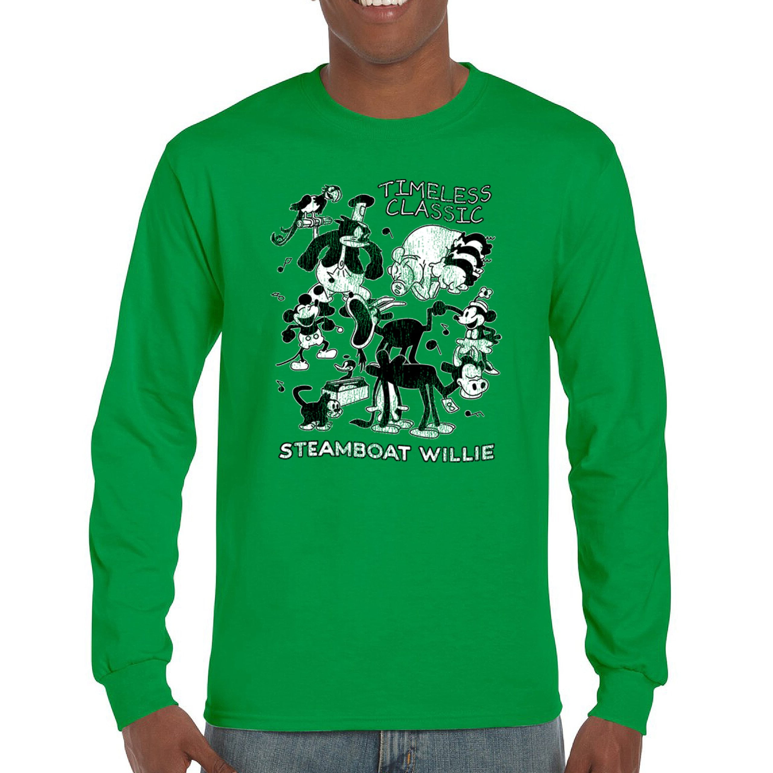 Steamboat Willie Timeless Classic Long Sleeve T-shirt Retro 1928 ...