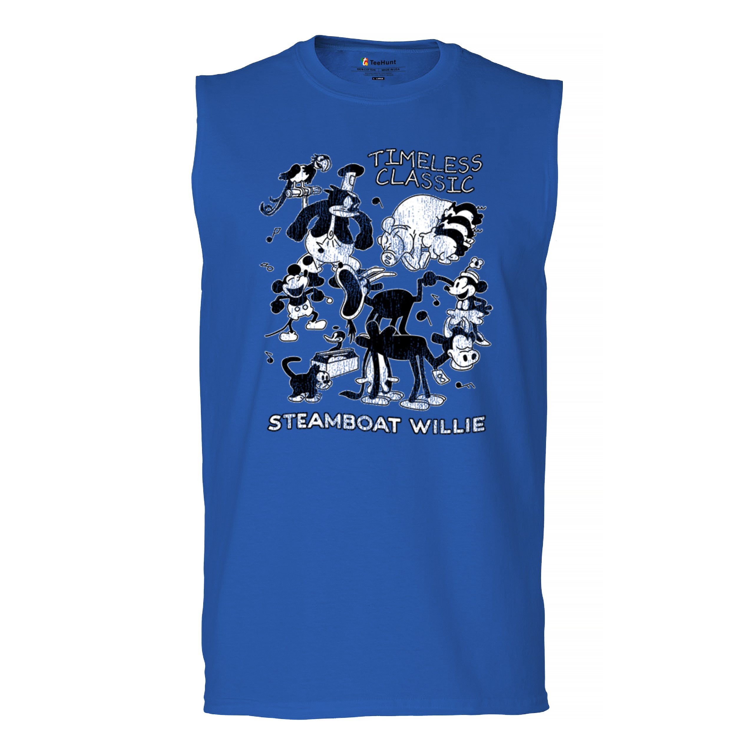 Steamboat Willie Timeless Classic Muscle Shirt Retro 1928 Cartoon ...