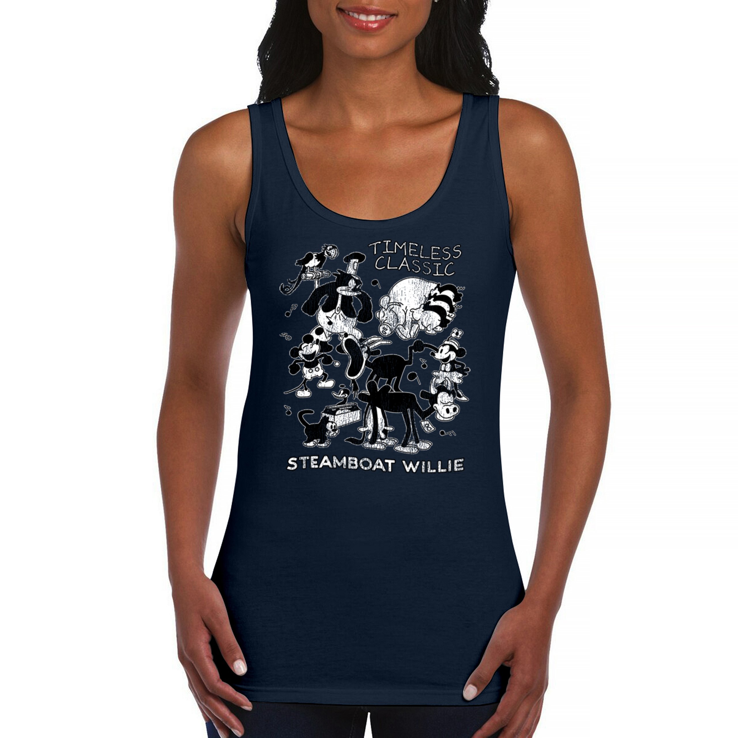 Steamboat Willie Timeless Classic Women's Tank Top Retro 1928 Cartoon ...