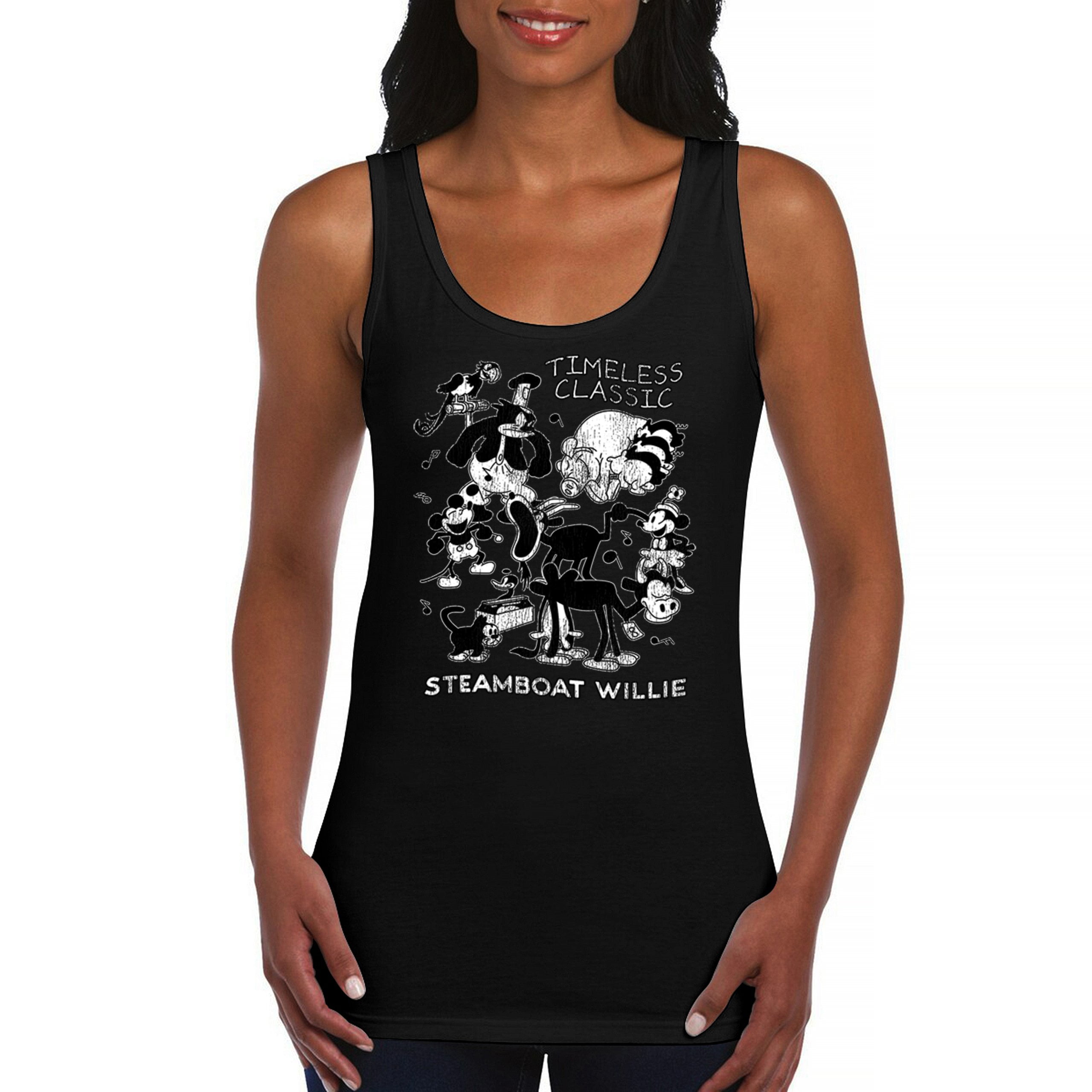 Steamboat Willie Timeless Classic Women's Tank Top Retro 1928 Cartoon ...