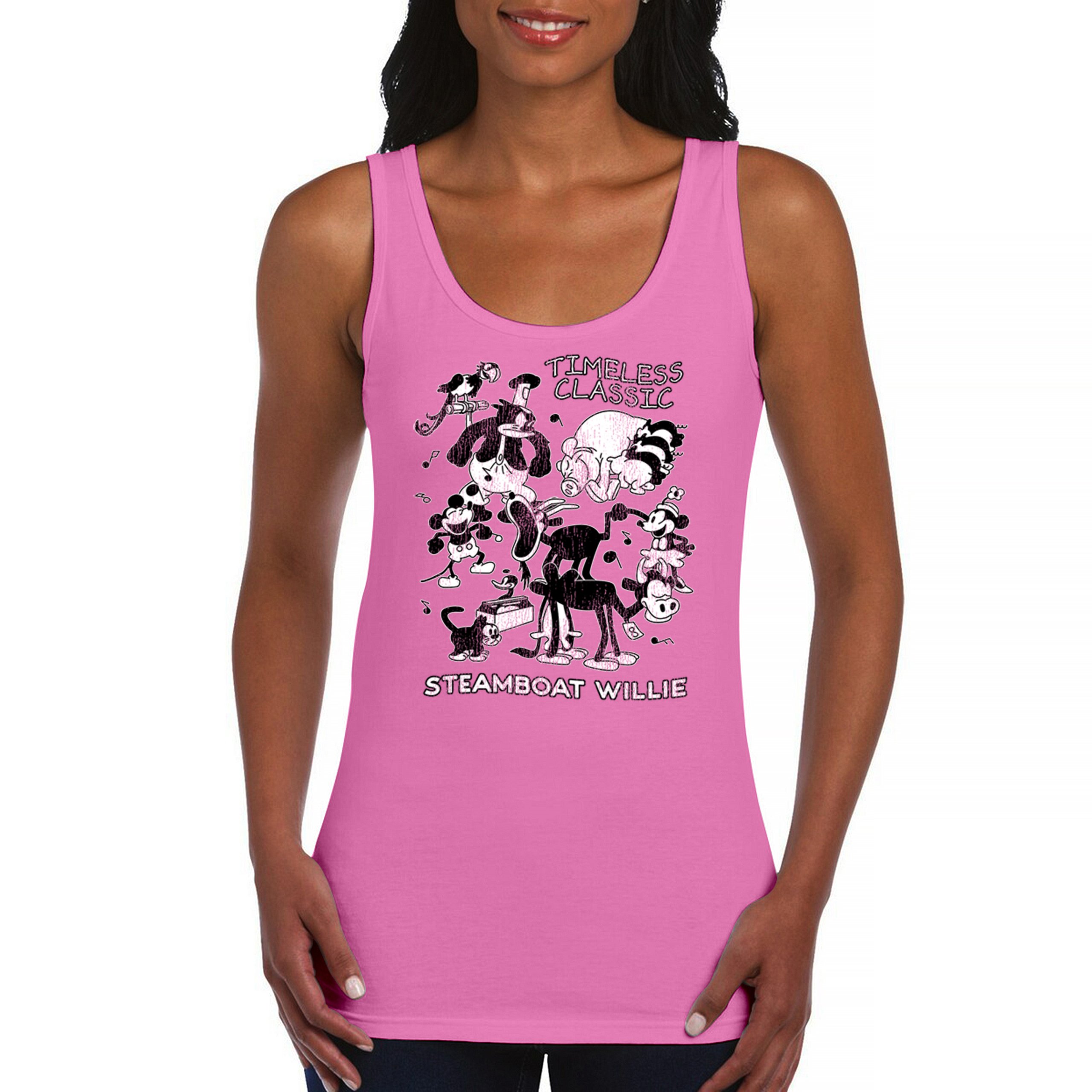 Steamboat Willie Timeless Classic Women's Tank Top Retro 1928 Cartoon ...