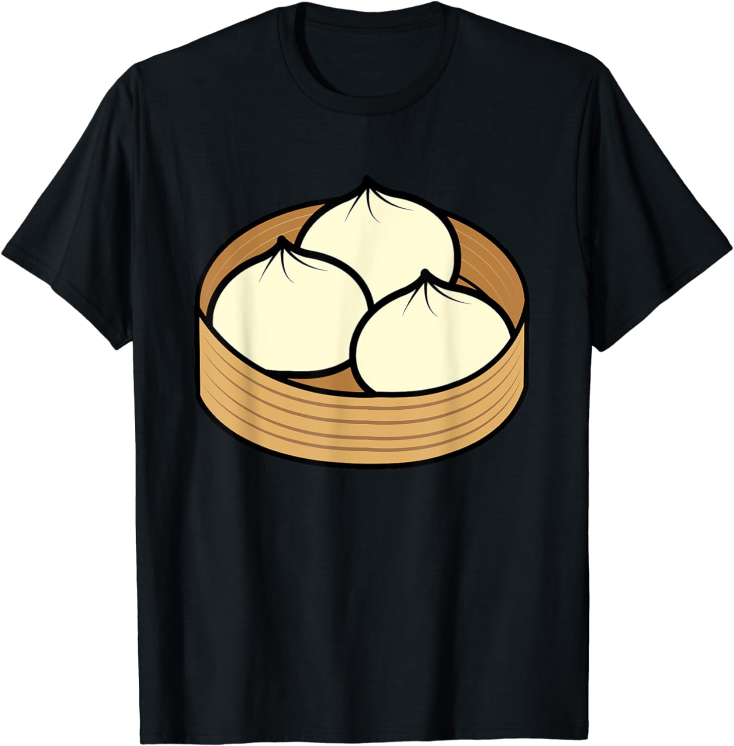 Steamed Buns - Baozi Bao Mantou Humbow Pau Chinese Food T-Shirt ...