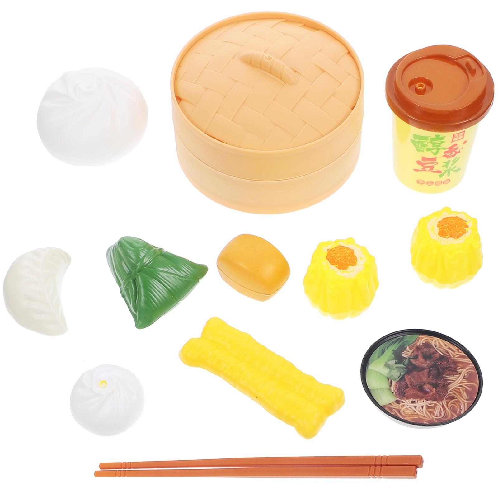 UEETEK Play Kitchen Accessories Steamed Dumpling Toy Abs 26Pcs ...