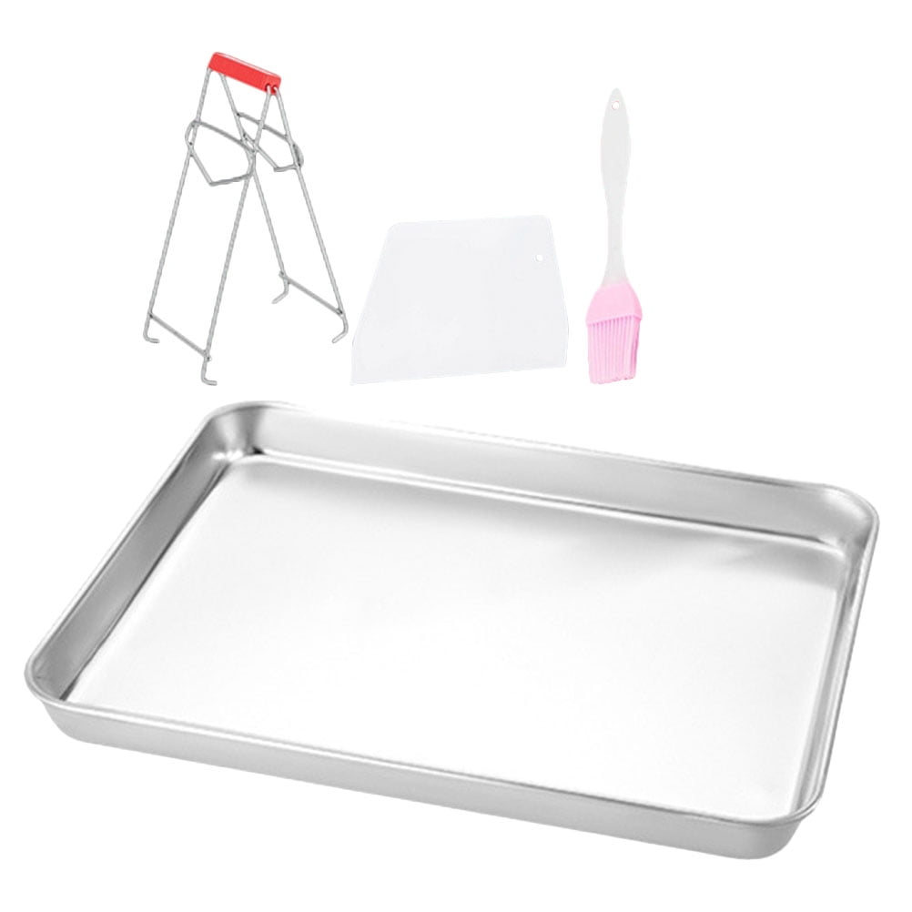 Rectangle Steamed Rice Roll Tray Food Steamer Cooking Plate Baking Pan ...