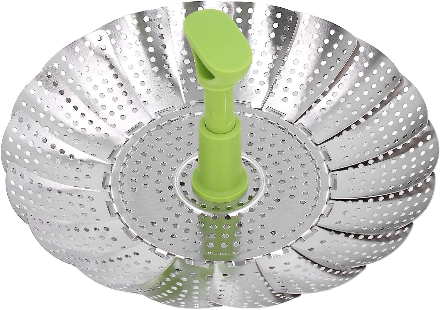 Steamer Basket, Stainless Steel Folding Expandable Fits Various Size ...