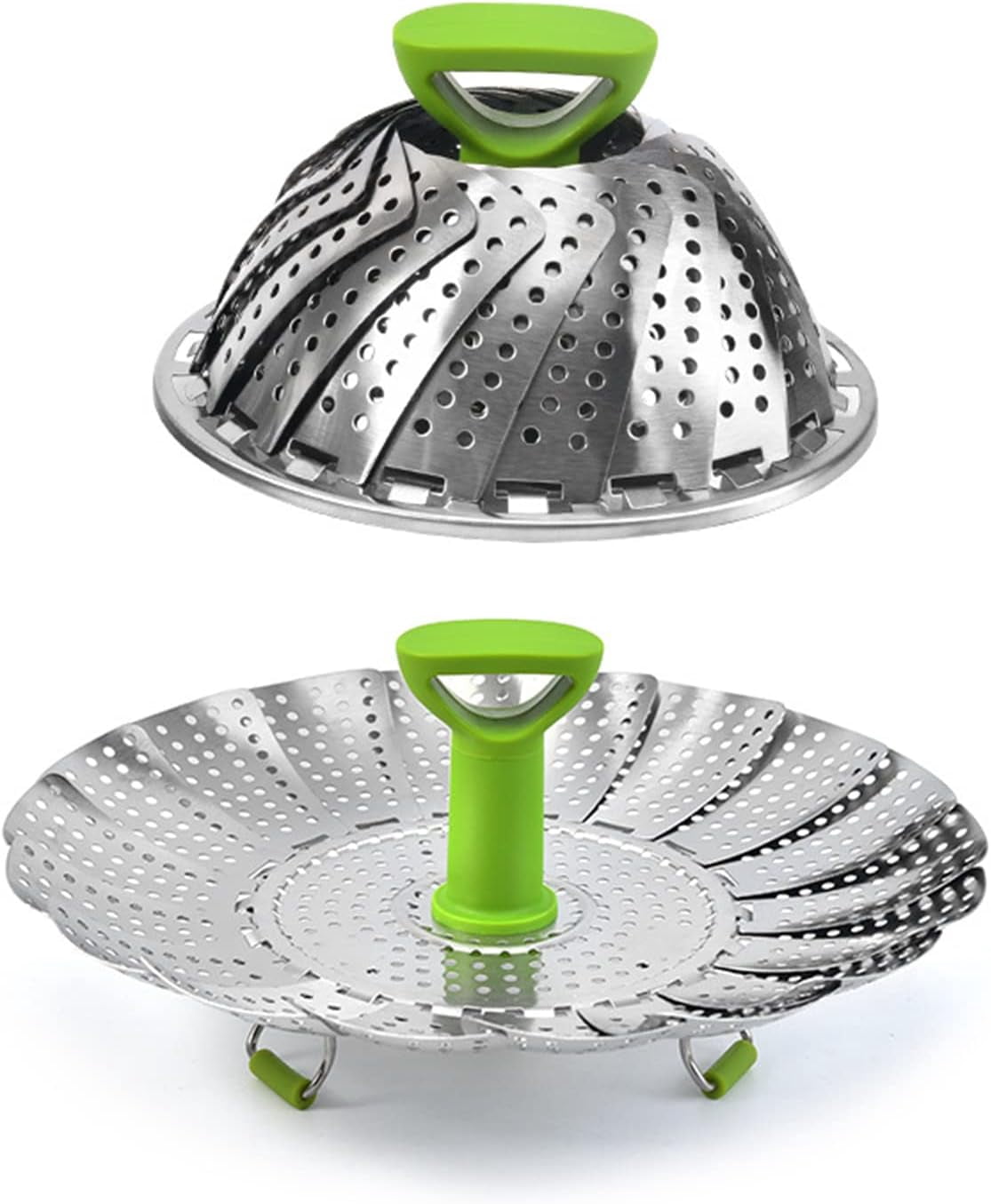 Steamer Basket Stainless Steel Vegetable Steamer Basket Folding Steamer ...