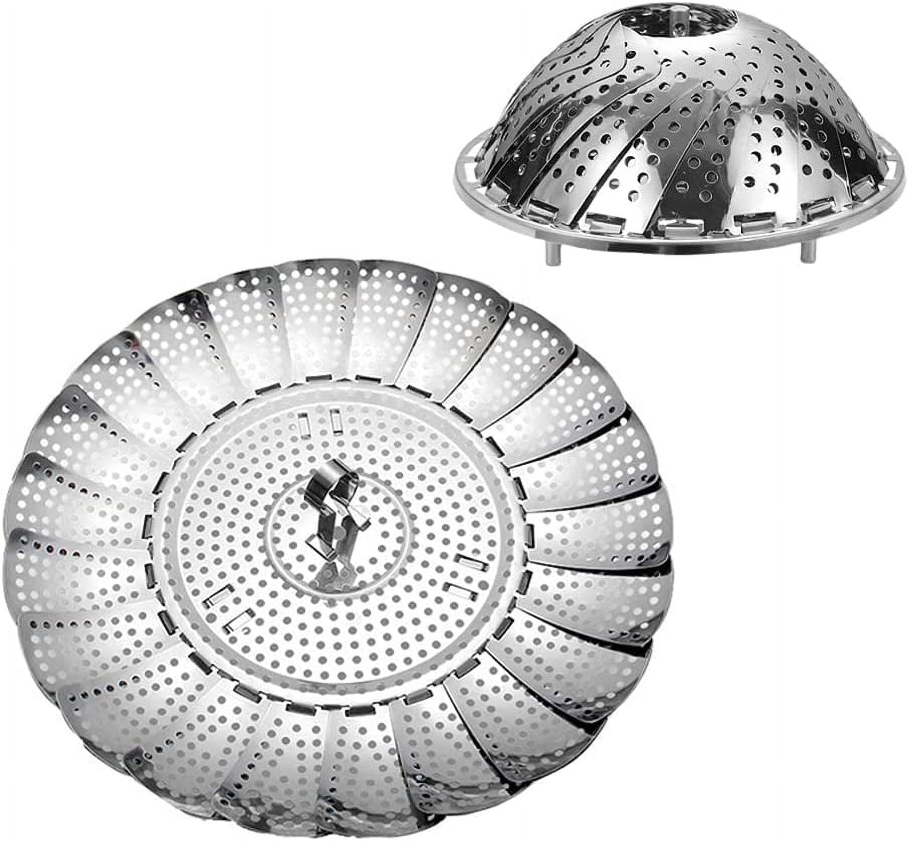 Steamer Basket,Vegetable Steamer Basket, Premium Stainless Steel Veggie ...