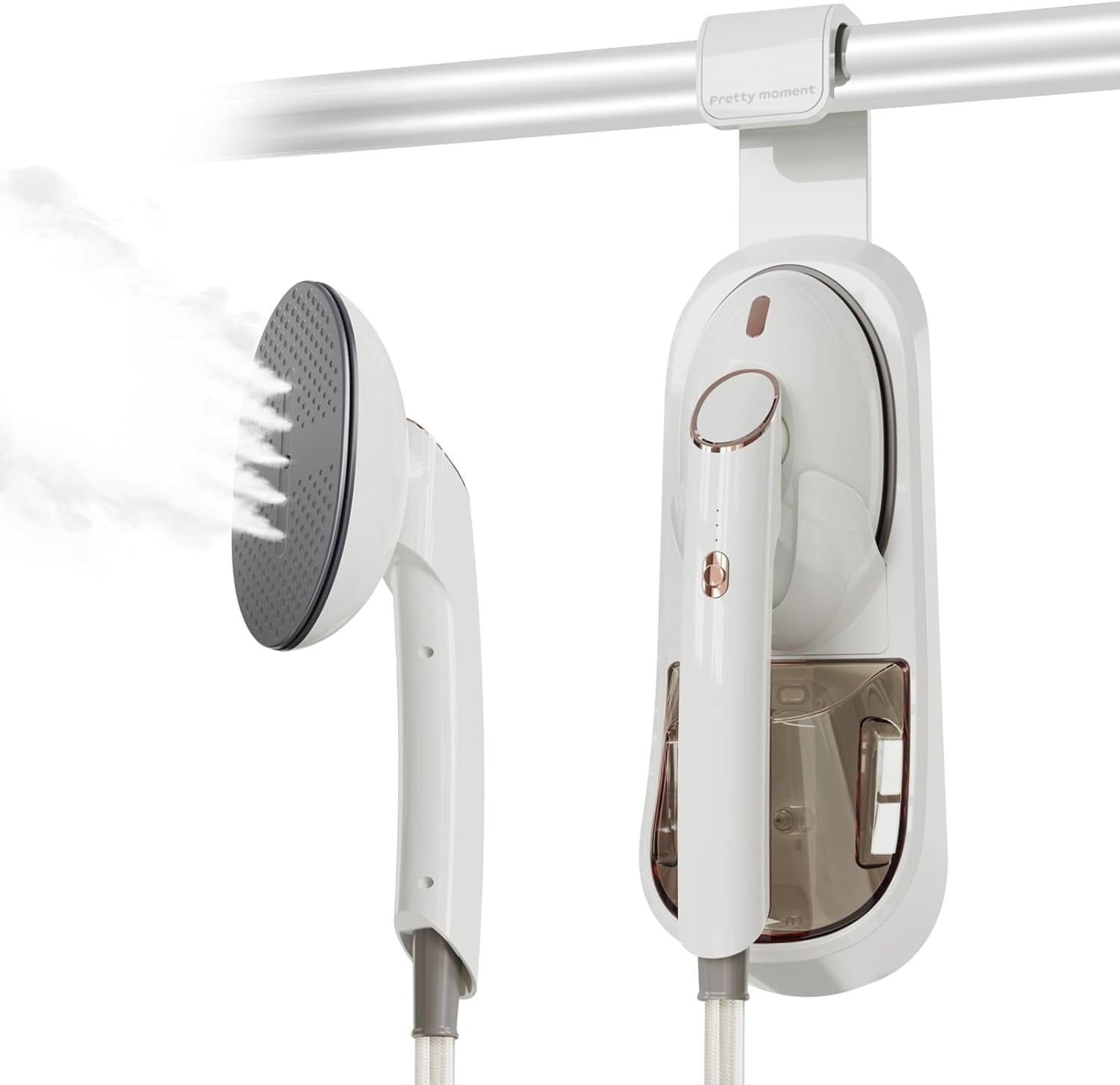 Steamer for Clothes, 1500W Large Soleplate Clothes Steamer Iron ...