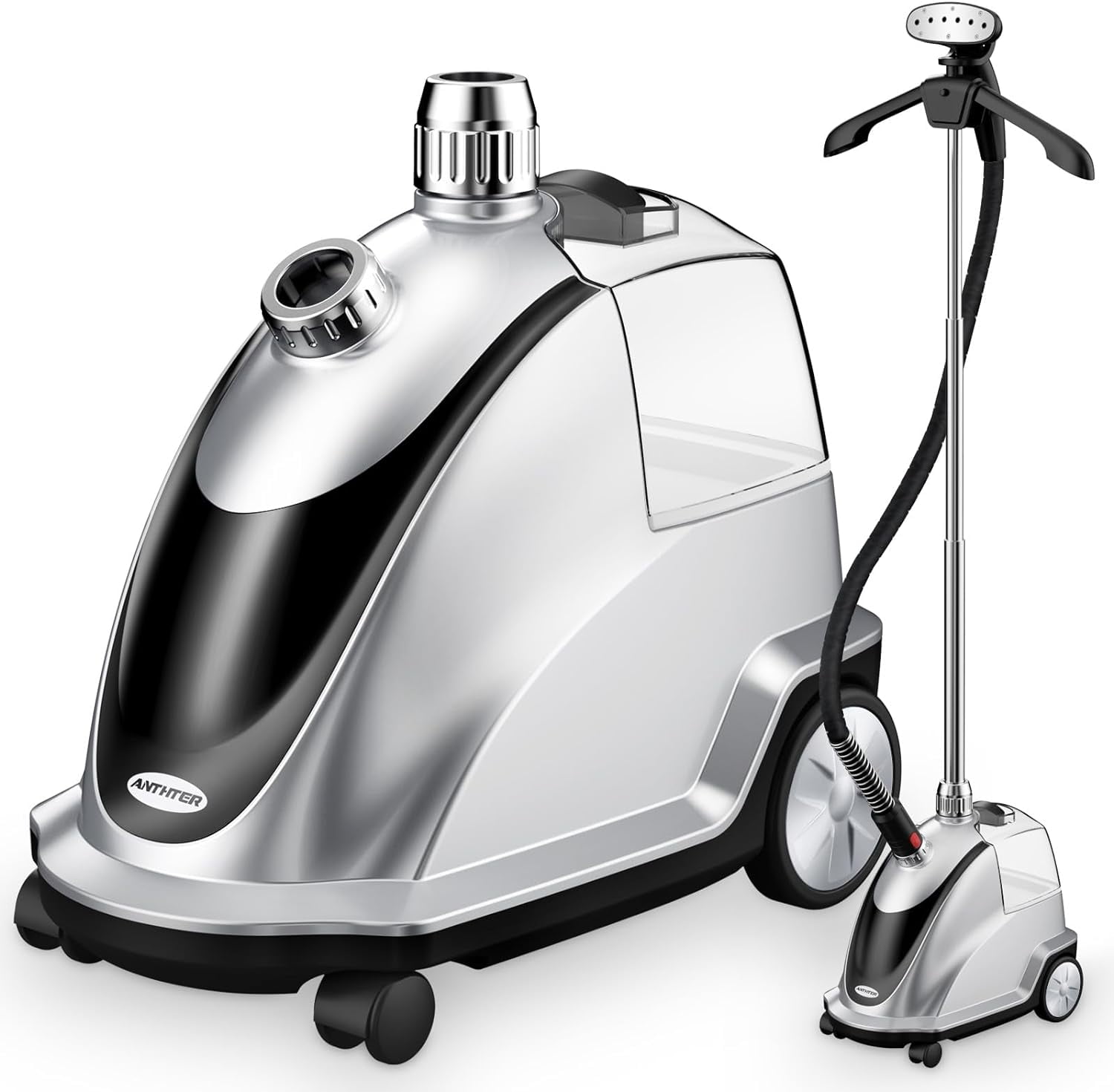 Steamer for Clothes, 1500W Powerful Standing Garment Steamer with Roll ...