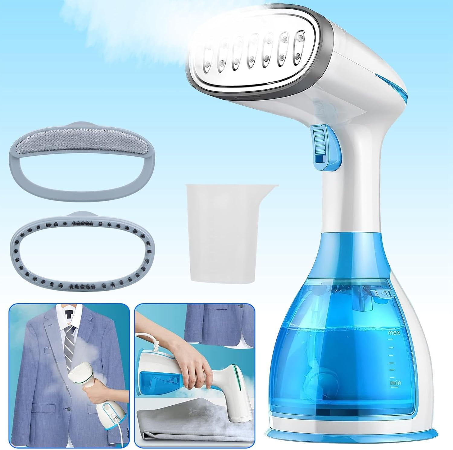 Steamer for Clothes, Folding Handheld Design Garment Wrinkles Remover ...