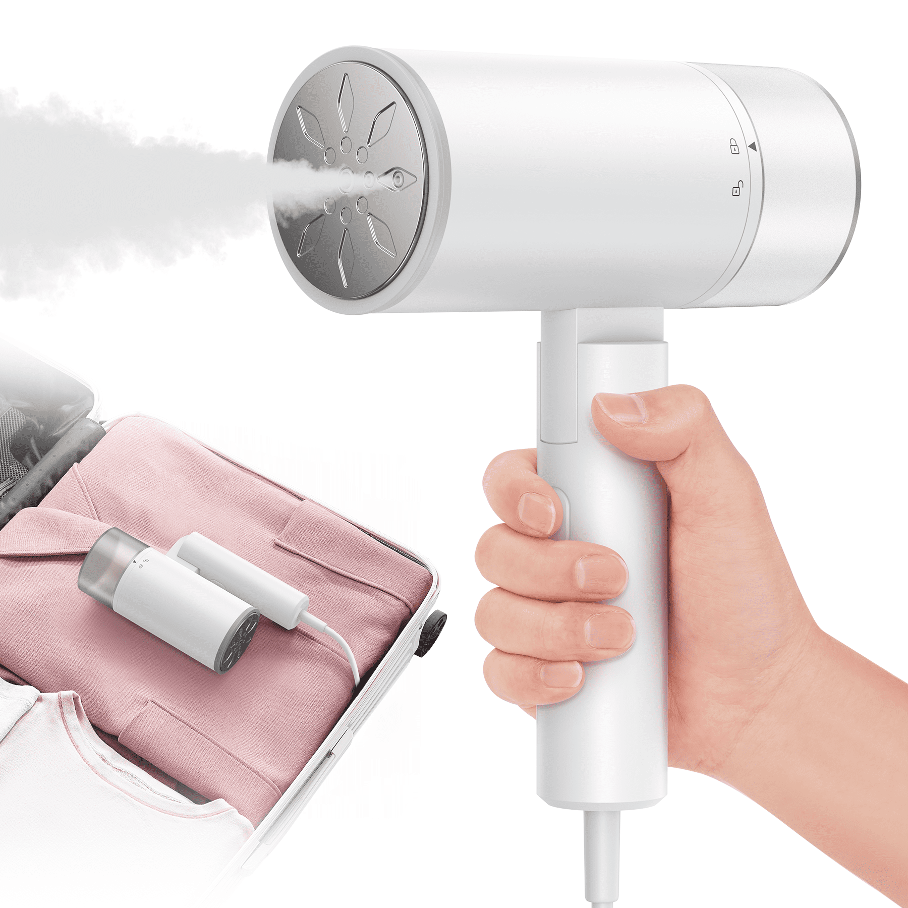 Steamer for Clothes, Portable Handheld Garment Steamer, 1200W Mini ...