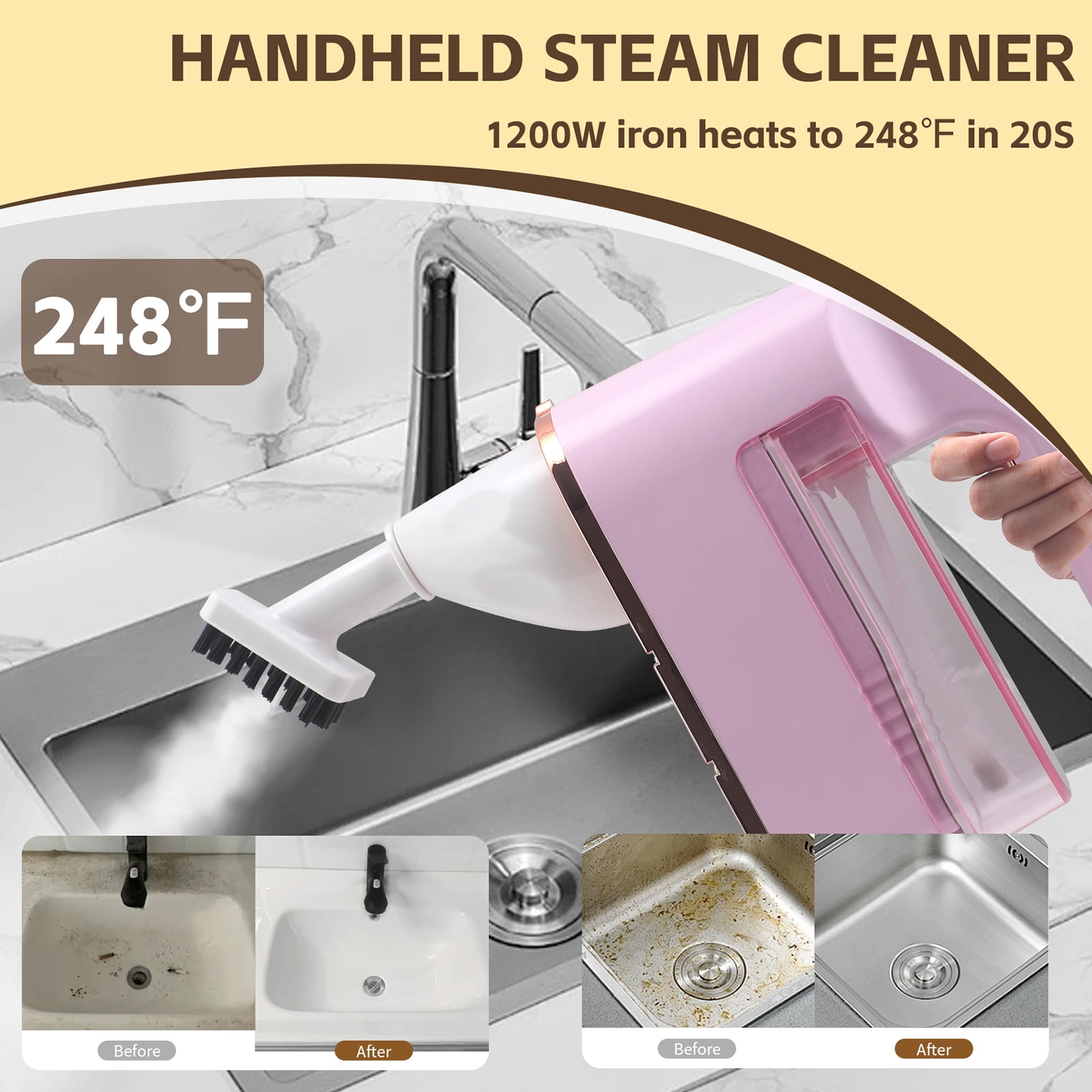 Steamer,Clothes Steamer Car Furniture Carpet Handheld Clothes Steamer ...