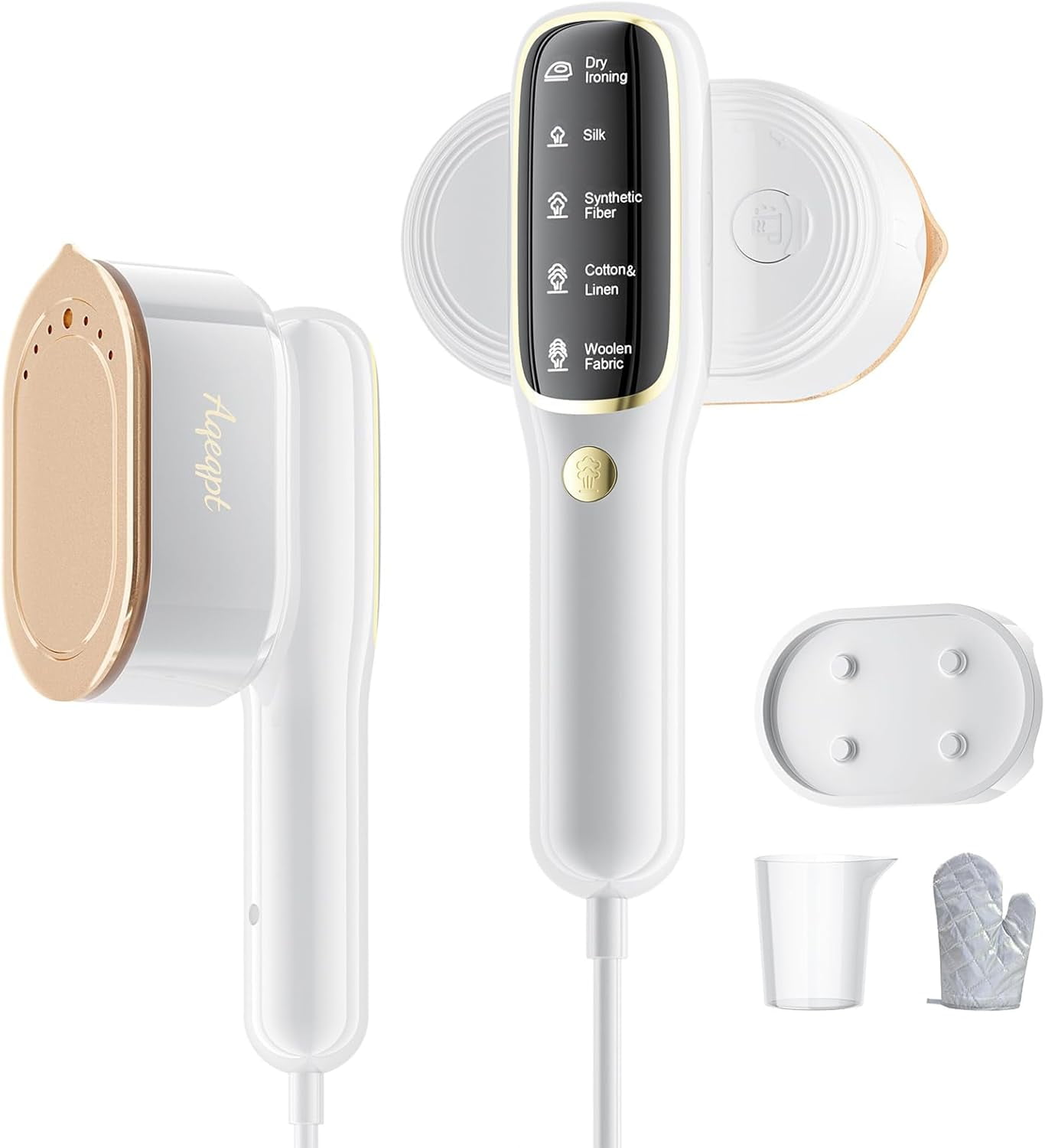 Steamer for Clothes, Travel Portable Handheld Turbo Steamer 5Mode Smart ...