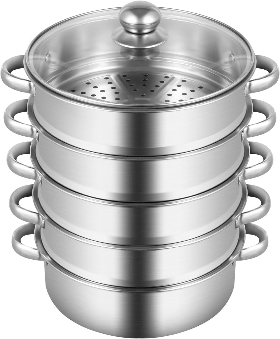 Steamer for Cooking 5 Tier Stainless Steel Food Steamer Multifunctional ...