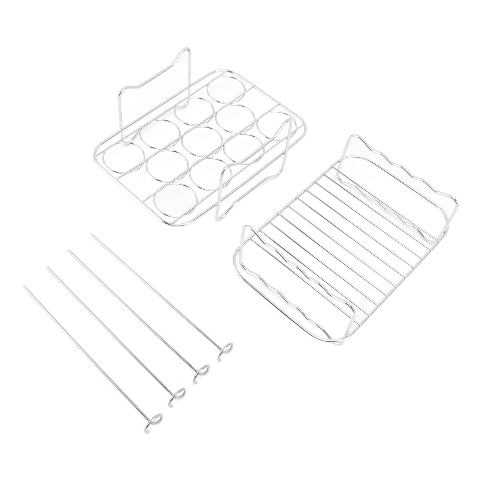 Steamer Rack Set Egg Steamer Rack Barbecue Skewer 304 Stainless Steel ...