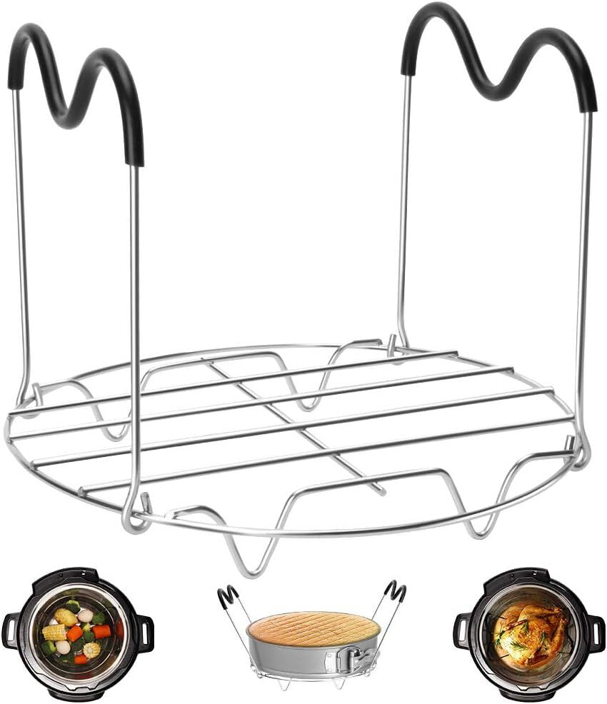 Steamer Rack Trivet with Handles Compatible with Instant Pot ...