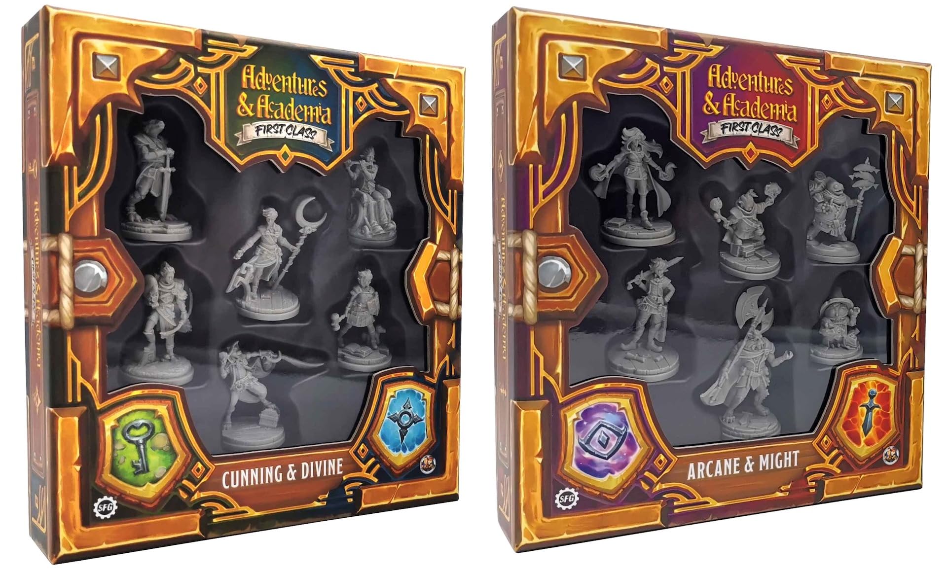 Steamforged Adventures & Academia First Class Miniatures Bundle ...