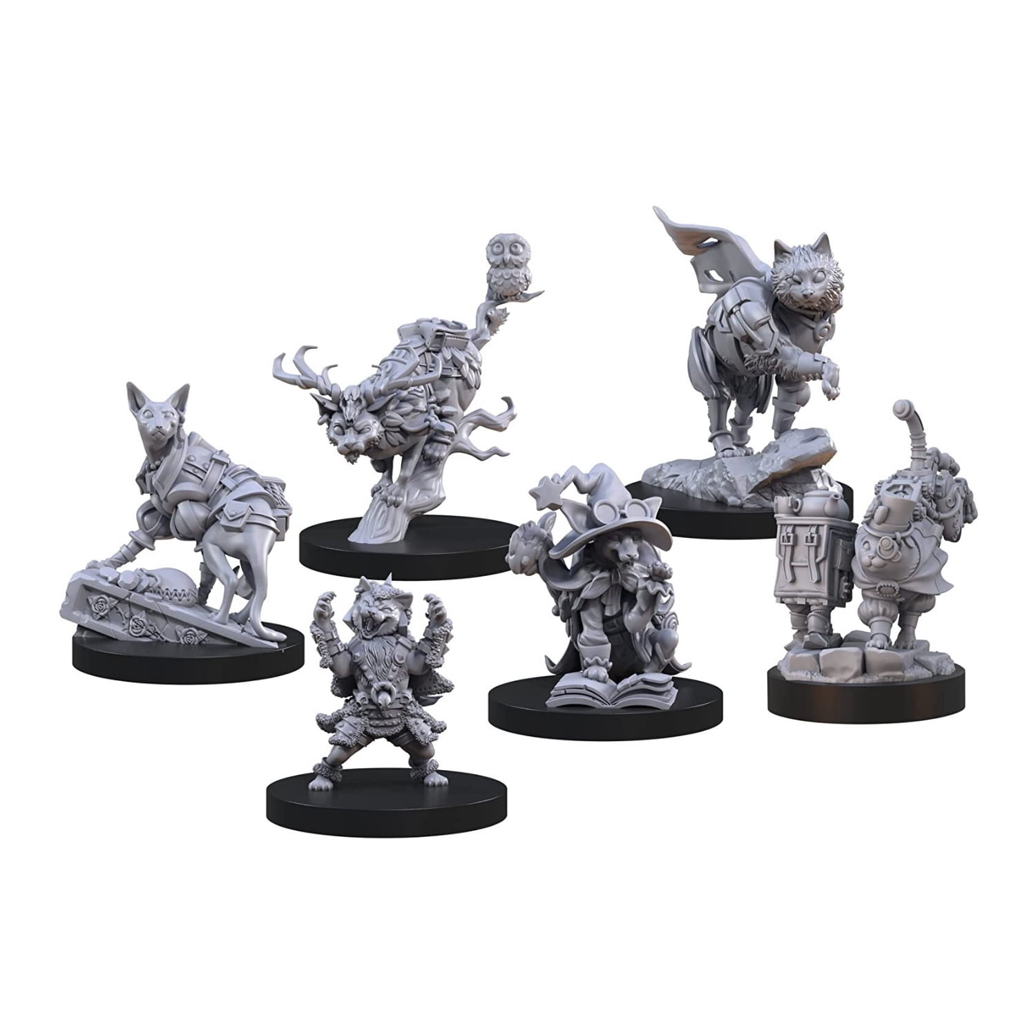 Steamforged Games Animal Adventures Cats of the Faraway Sea with 6 ...