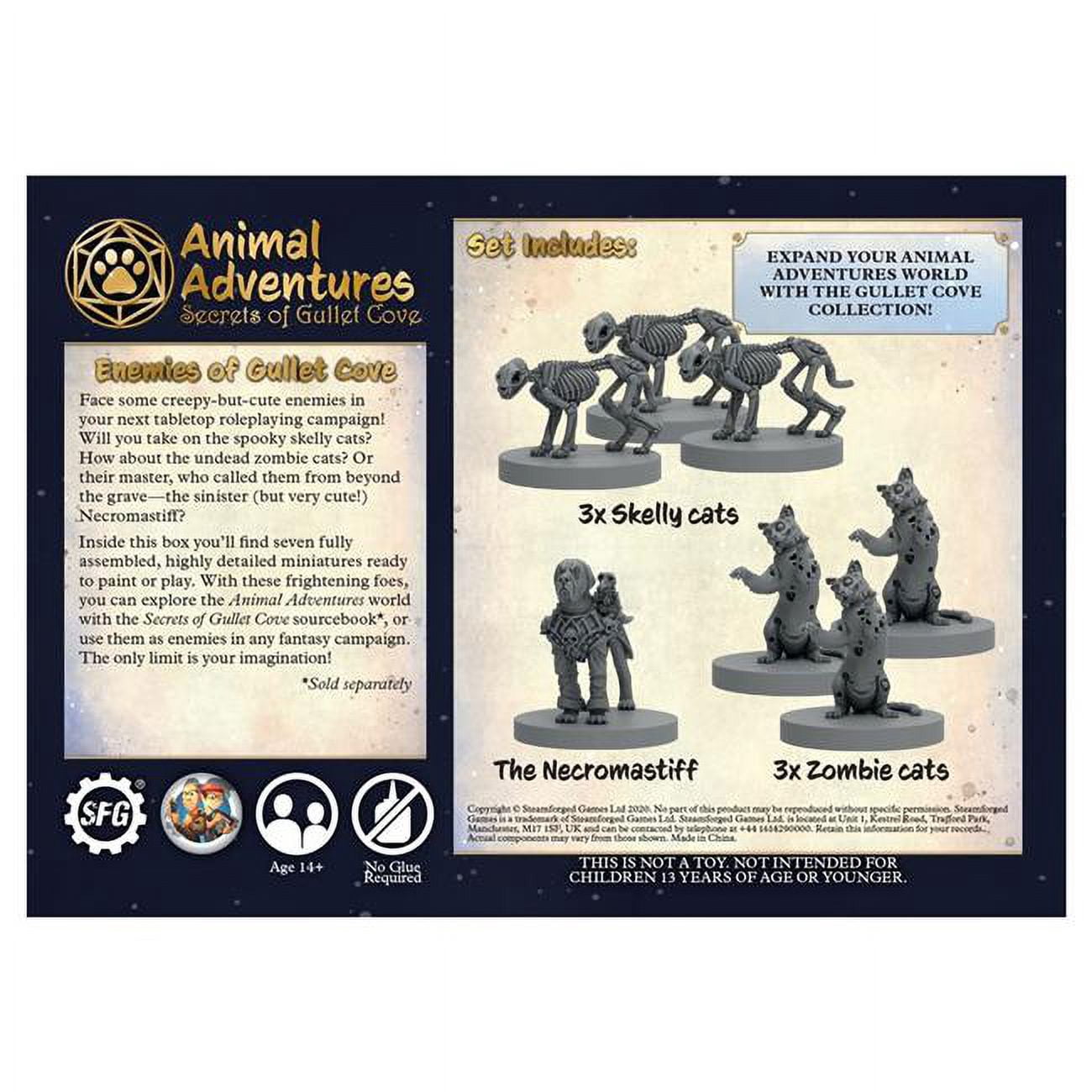 Steamforged Games Animal Adventures Enemies of Gullet Cove Role Playing ...