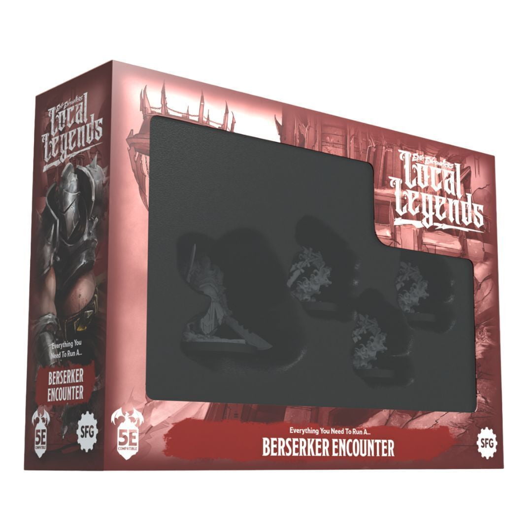 Steamforged Games Epic Encounters Local Legends Berserker Tabletop Game ...