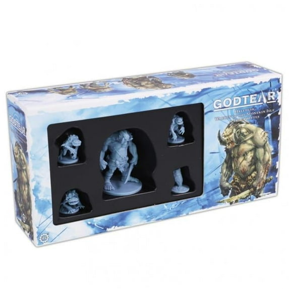 Steamforged Games Godtear-Halftusk, Warden Stonekin Isle Board Game ...