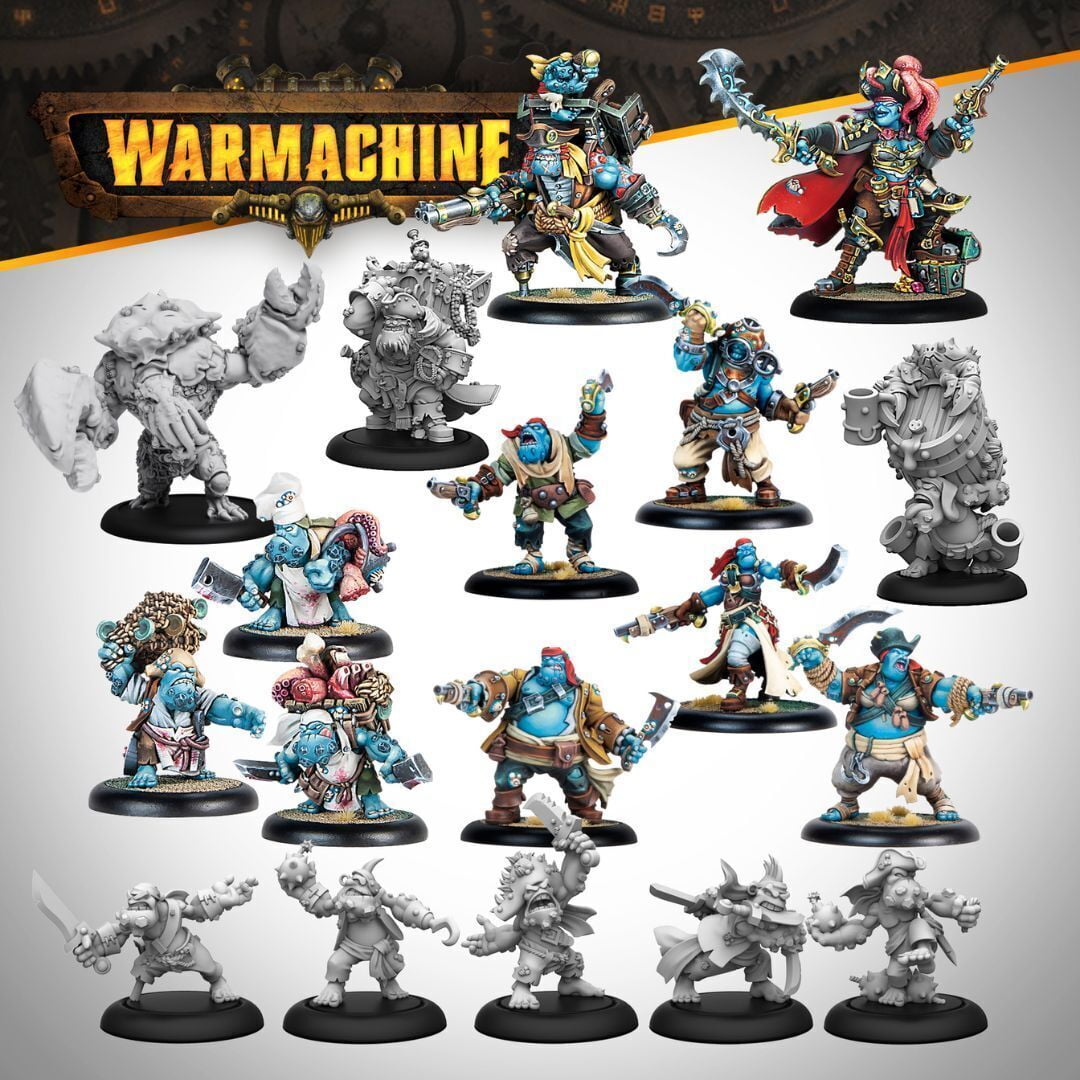 Steamforged Games Warmachine Southern Kriels Brineblood Marauders Core ...
