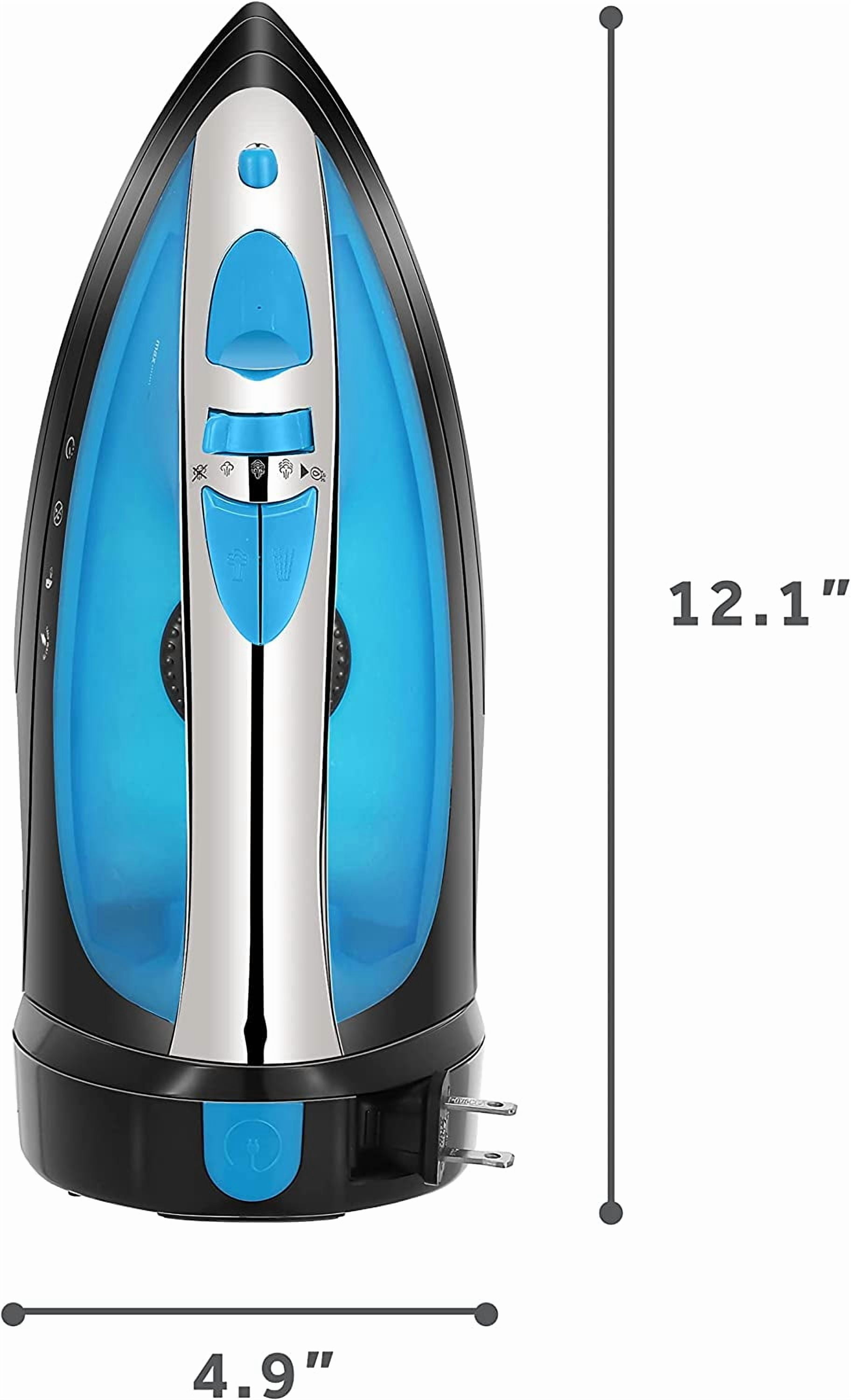 Steammaster Steam Iron, 1400 Watt, Large Anti-Drip Stainless Steel ...