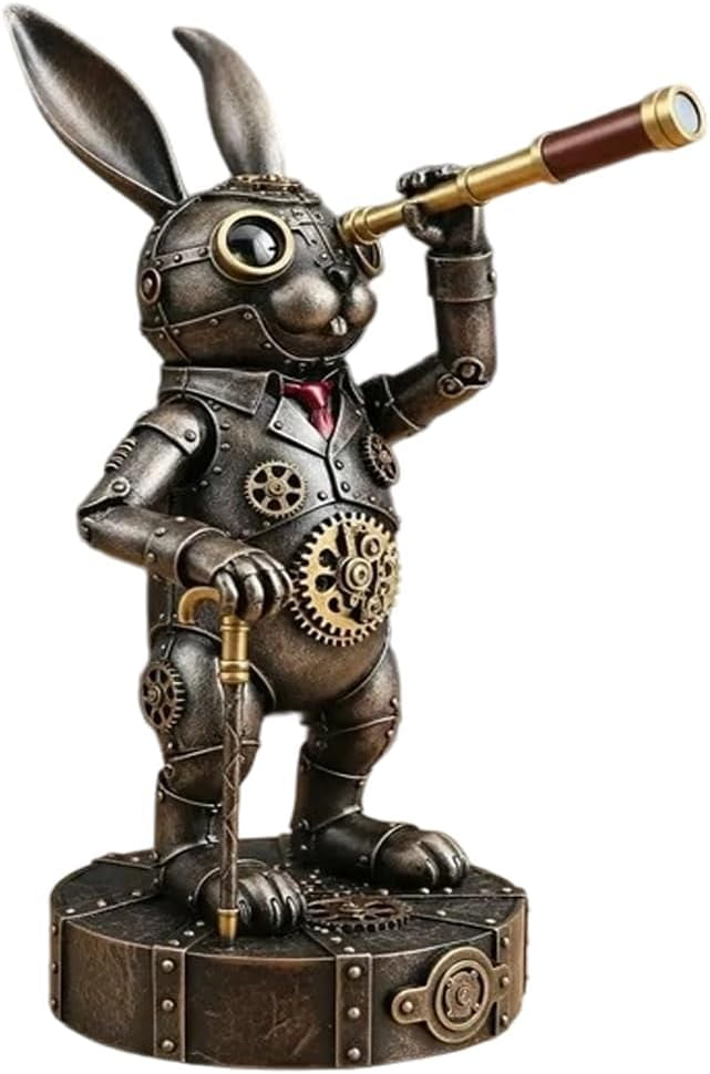Steampunk Animal Explorer Sculpture, Beautiful Mechanical Animal Statue ...