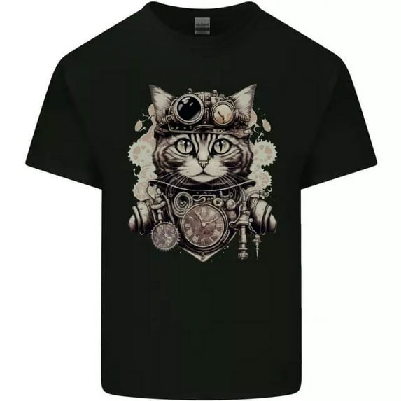 Steampunk Cat T-Shirt - Walmart.com
