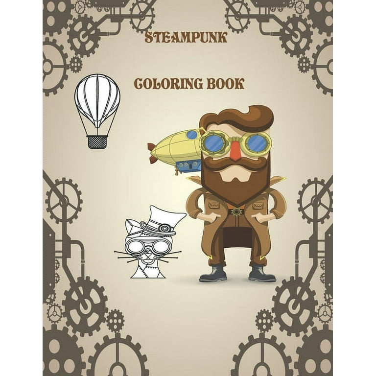 mechanical coloring book