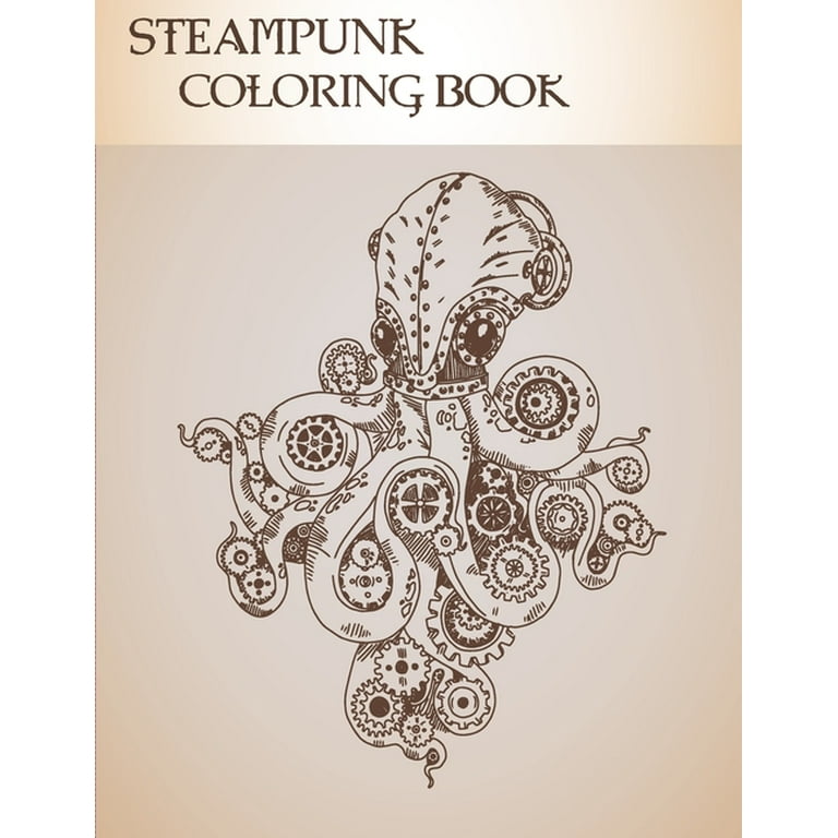 adult coloring pages steampunk