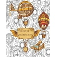 Steampunk Coloring Book: 32 Victorian Sci-Fi Fantasy Style Designs for ...