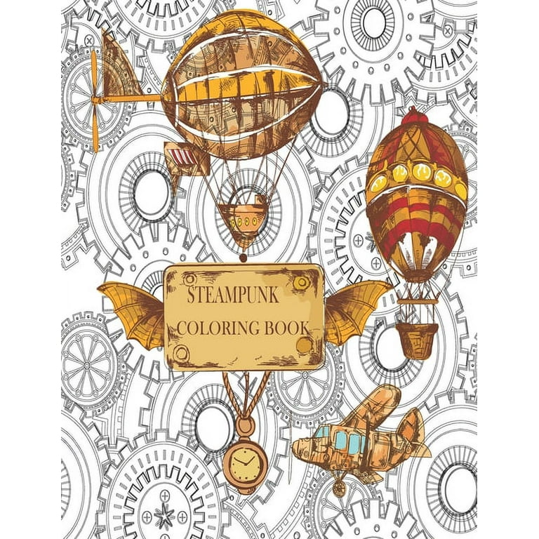 mechanical coloring book