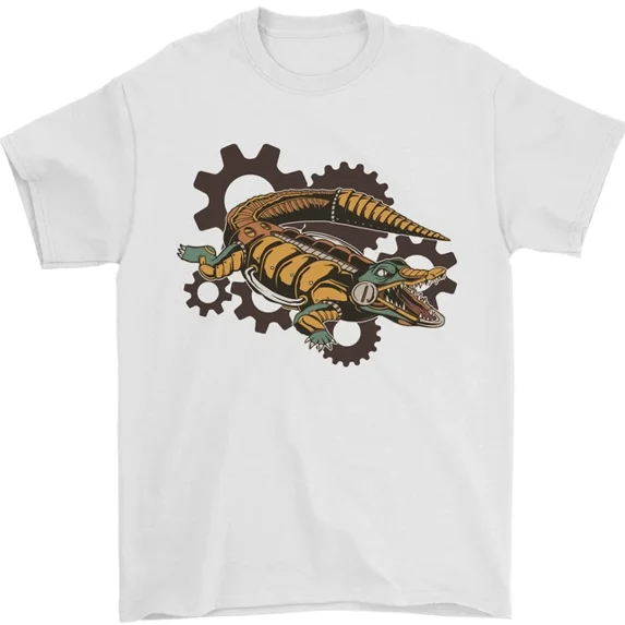 Steampunk Crocodile Alligator T-Shirt - Walmart.com