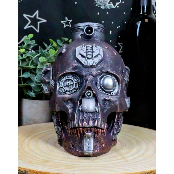 Steampunk Cyborg Steam Cerebrum Cobra Clan Tank Rusted Cranium Skull ...