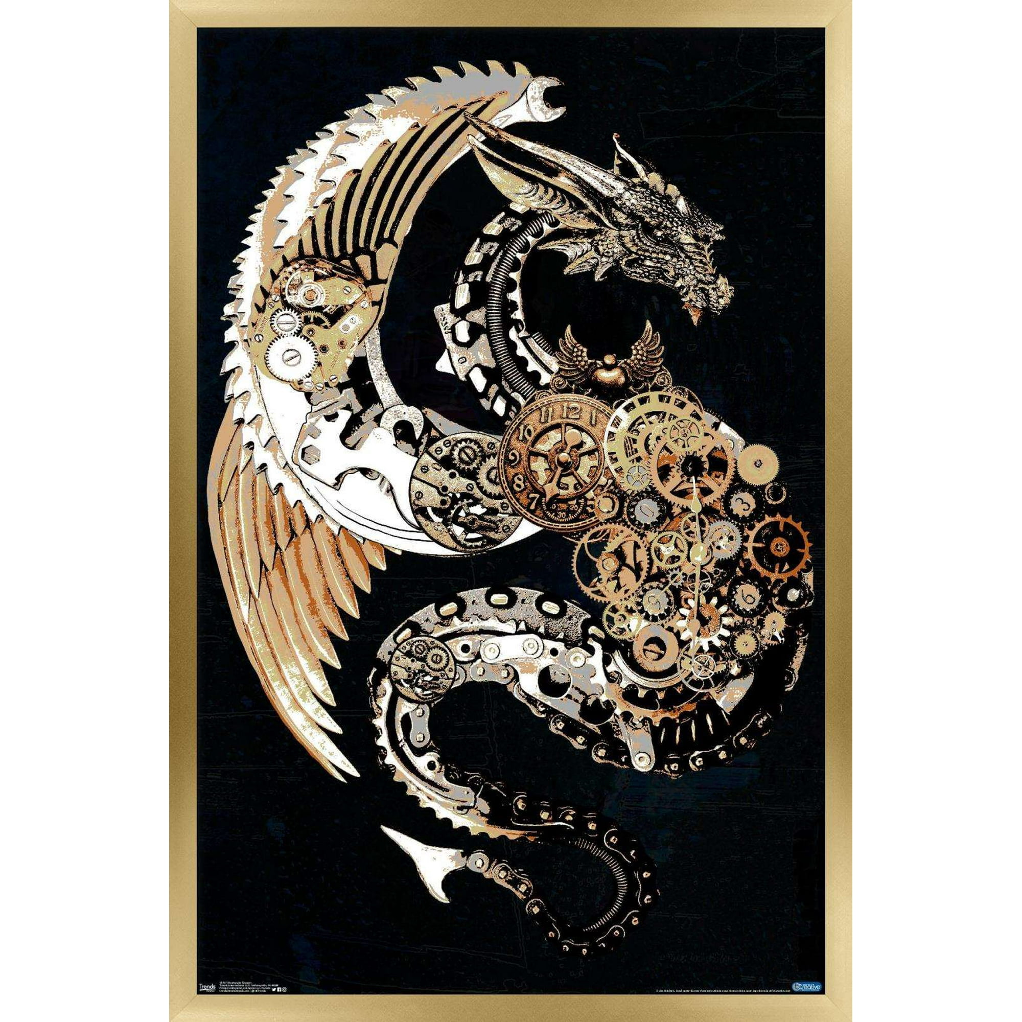 Steampunk Framed Art