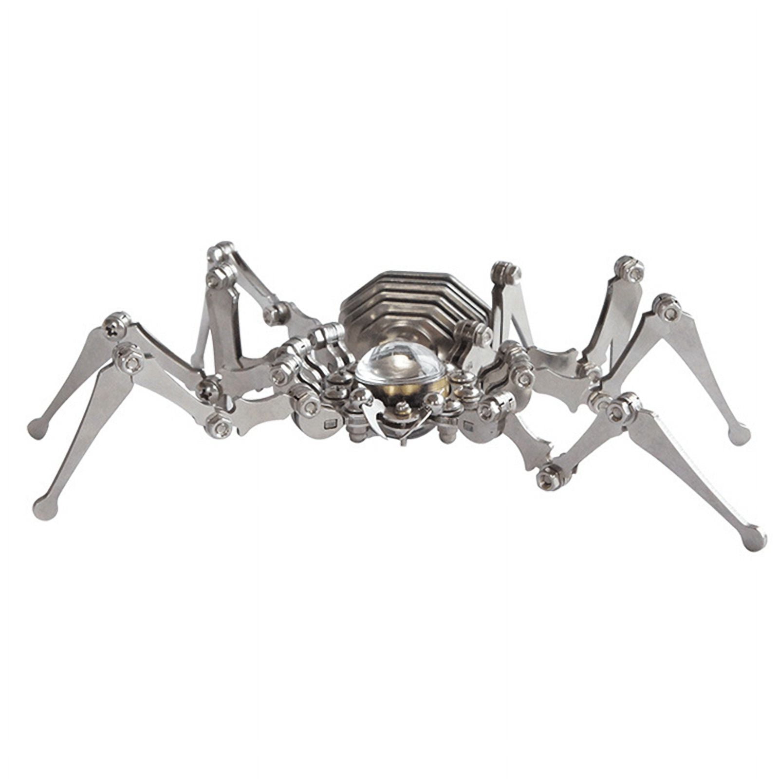Steampunk Foldable Mechanical Spider Clock Decoration Stainless Steel ...