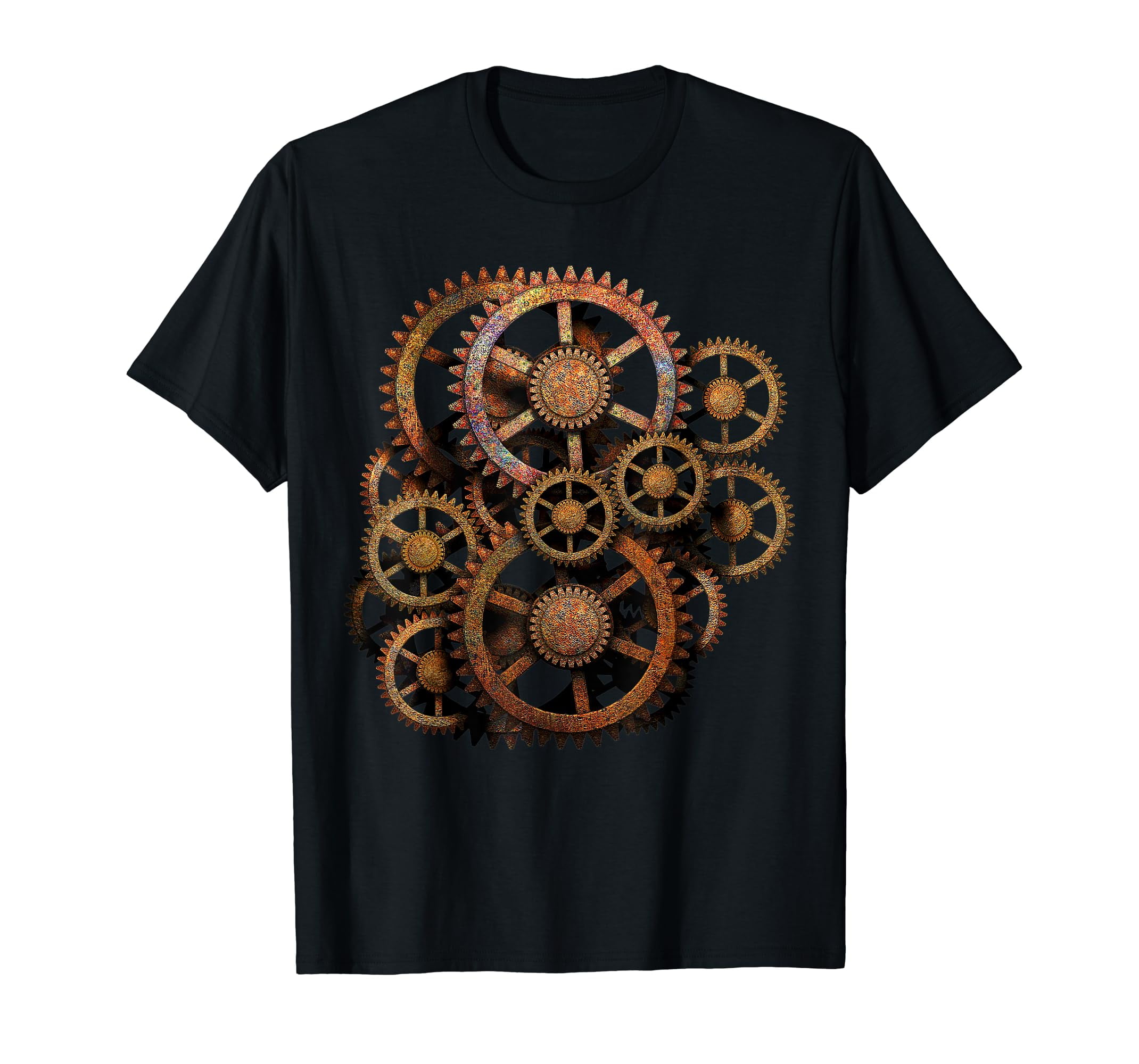 Steampunk 'Gears on your Gear' Steampunk Cotton T-Shirt - Walmart.com