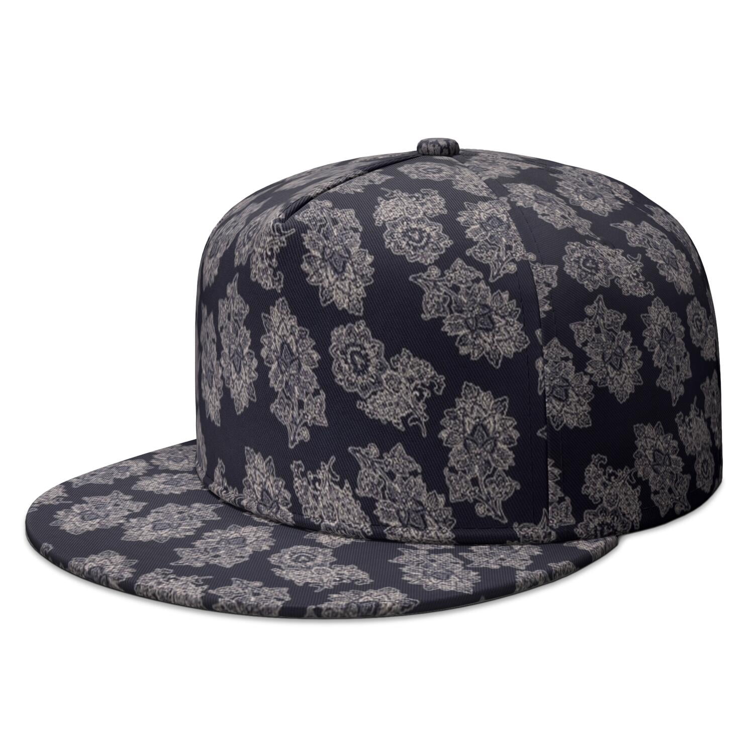 Steampunk Gothic Flat Brim Snapback Cap - Adjustable Urban Style Hat ...