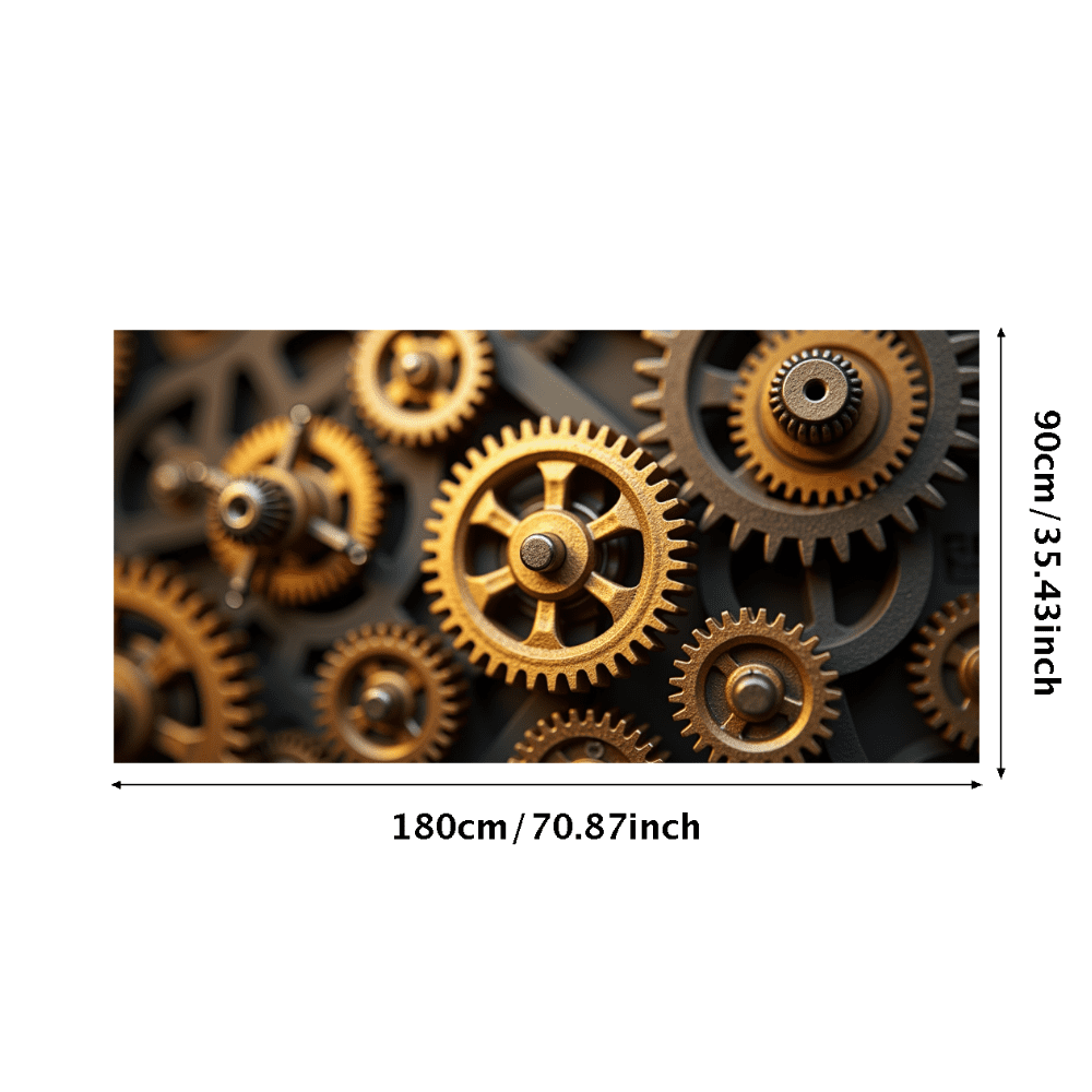 Steampunk Inspired Gear Themed Banner Backdrop Decor Party Supplies ...