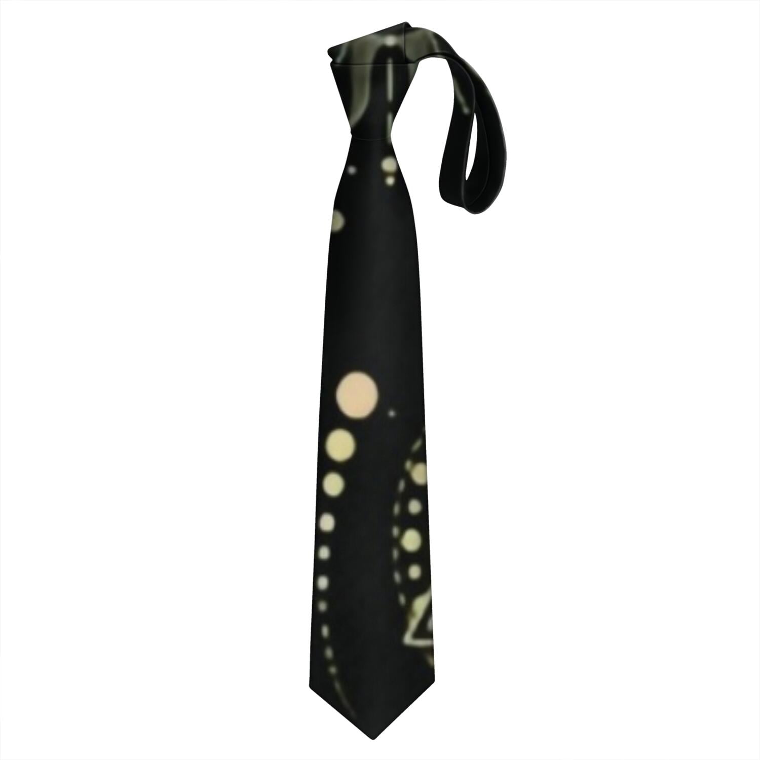 Steampunk Mens Tie - Wrinkle-Resistant Gothic Cosmic Sky Design Satin ...