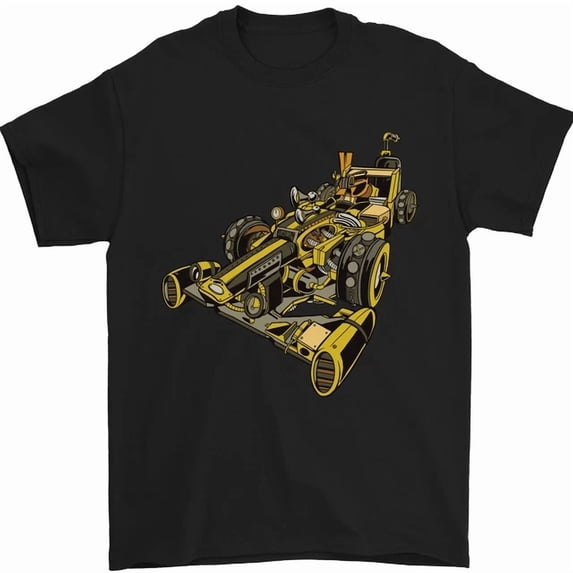 Steampunk Racing Car T-Shirt - Walmart.com