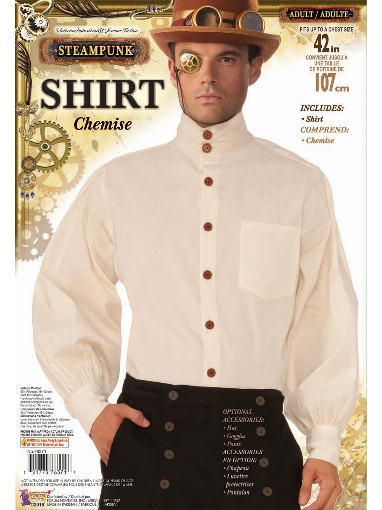Halloween Men\'s Steampunk Shirt - Walmart.com