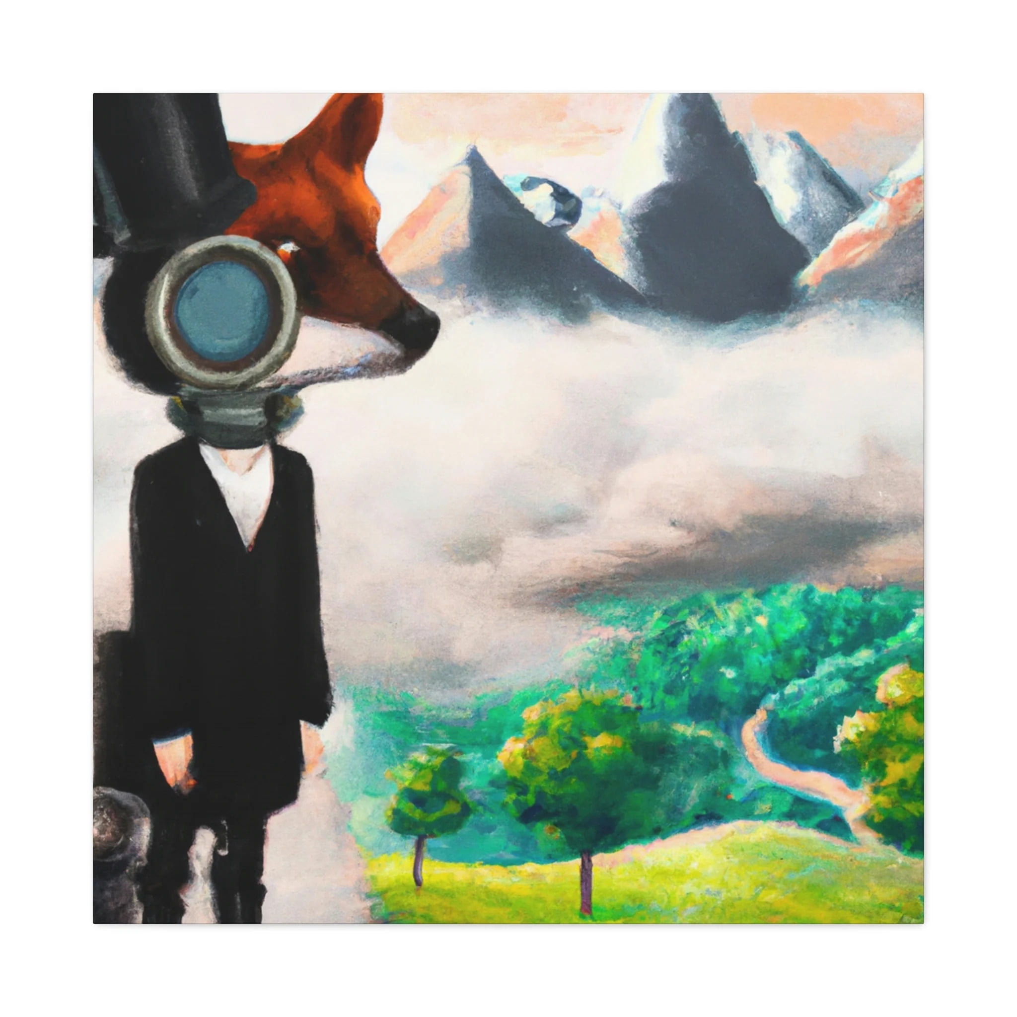 Steampunk Skunk Unbound - Canvas - Walmart.com